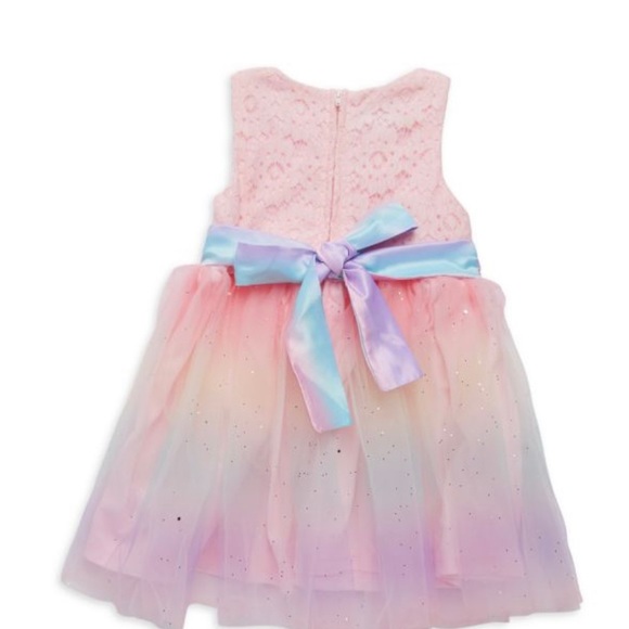 purple rose | Dresses | Nwt Little Girls Ryedie Lace And Sequin Dress ...